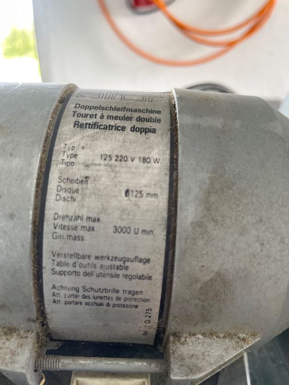 ALFOR Doppelschleifmaschine Schleifmaschine Schleifstein 125 (Gebraucht ...