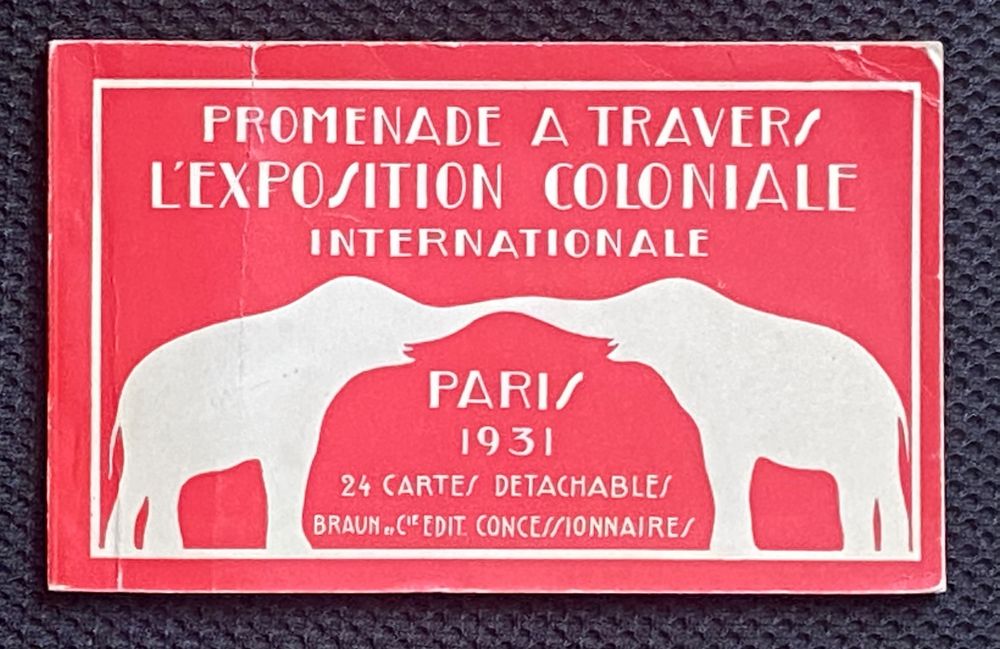 carnet de 24 cartes postales/exposition coloniale Paris 1931 (Neu ...