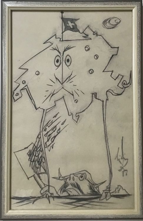 LINDI (1904-1991) Zeichnung (Gebraucht) in Root für CHF 45 – mit Lieferung auf Ricardo kaufen