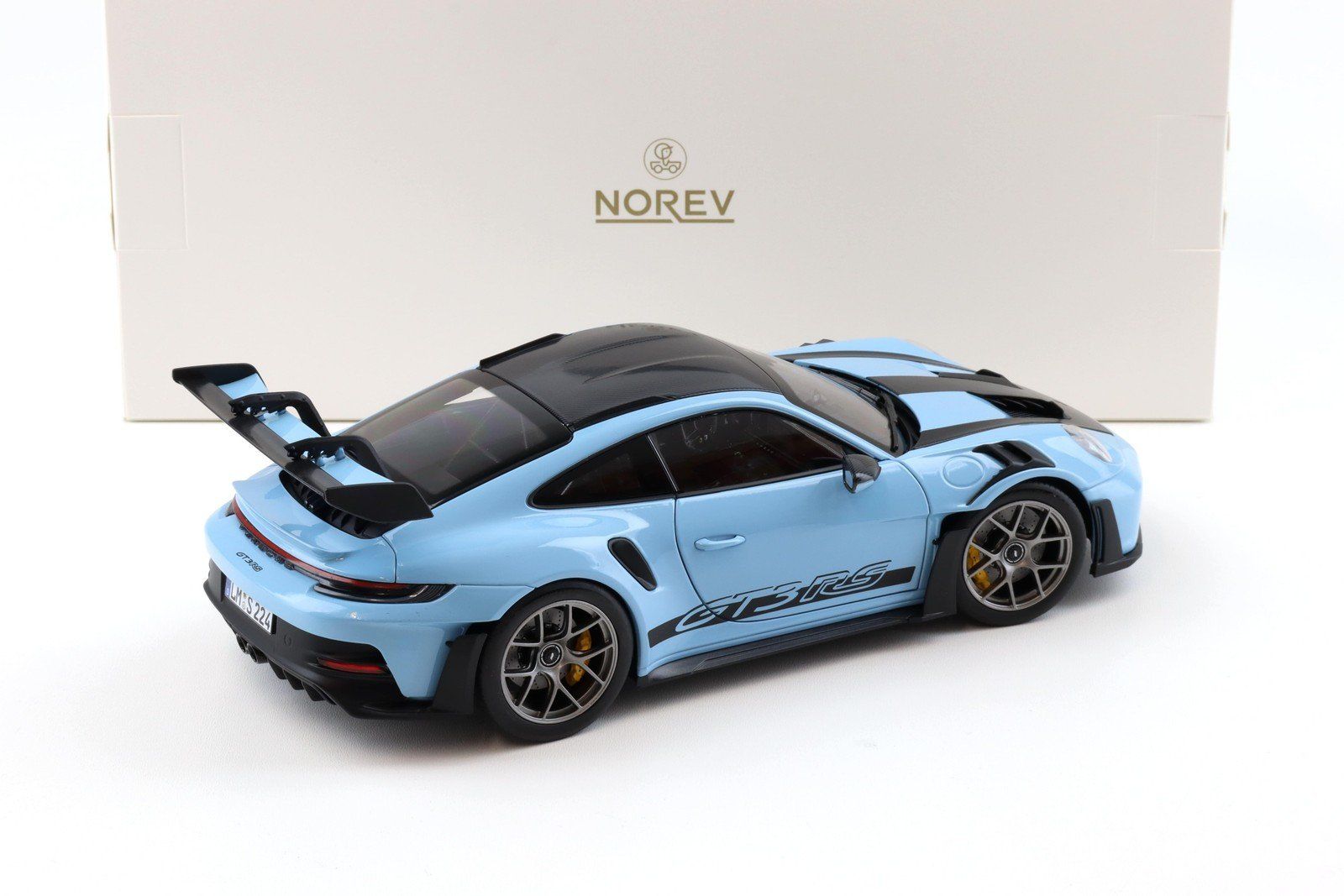 Porsche 911 GT3 RS Weissach Package 2022 Gulf blue 1/18 NEU (Neu und ...