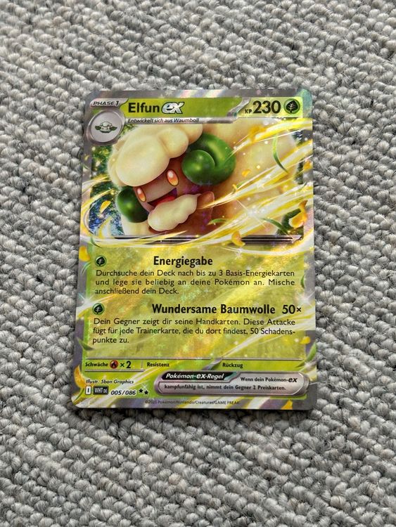 Elfun ex Pokemon Weisse Flammen Deutsch (Neu (gemäss Beschreibung)) in ...