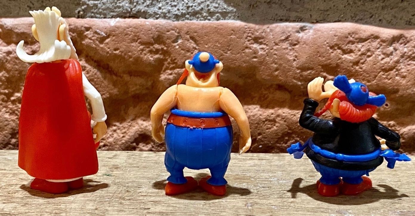 1981 - Ü-Ei Figuren von Asterix - Obelix Miraculix Majestix (Gebraucht ...