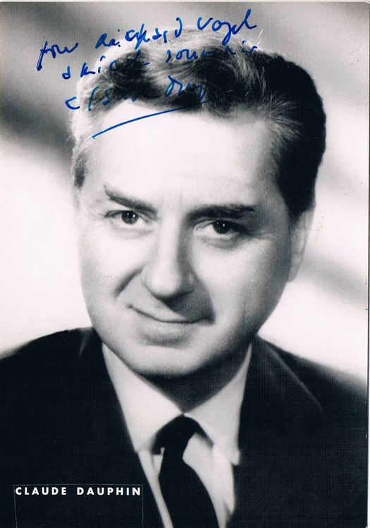 Claude Dauphin 1903-78 Autogramm Vintage Foto 10x14cm (Gebraucht) in ...