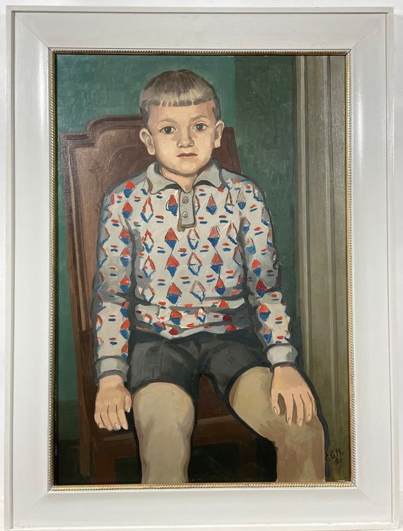 Ernst Georg Heussler (1903-1982) grosses Gemälde (Gebraucht) in Root ...