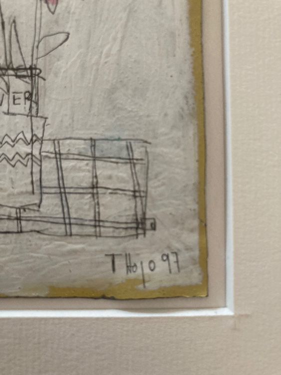 Thomas Jost, Originalzeichnung auf Metallplatte. | Kaufen auf Ricardo