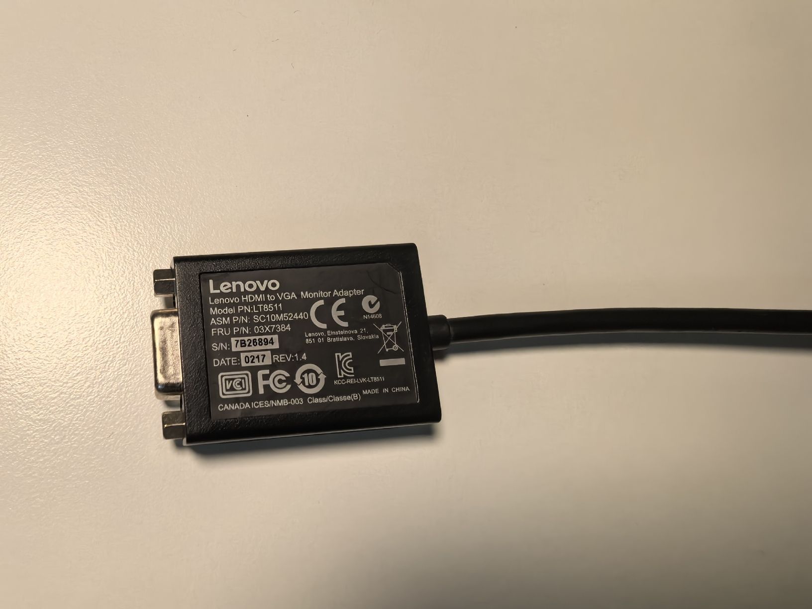 Lenovo Adapter HDMI zu VGA Monitor Adapter - Top Zustand! (Neu (gemäss ...