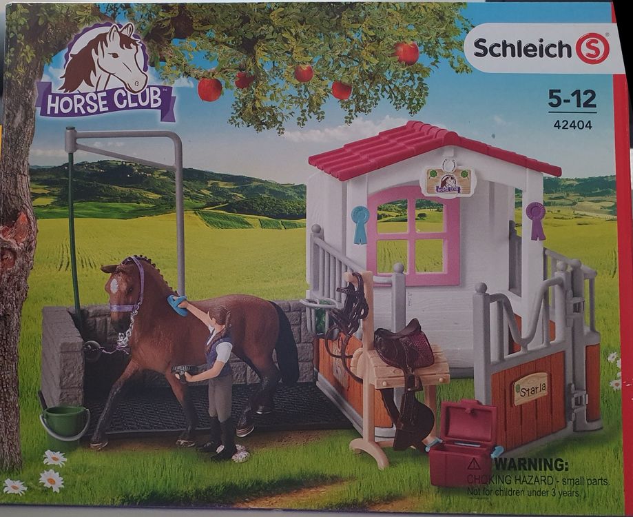 Schleich Horse Club Pferdewaschplatz mit Stall (42404) (Gebraucht) in ...