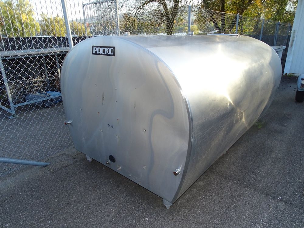 3300 Liter Milchtank Wassertank Chromstahltank Tank Packo (Gebraucht ...