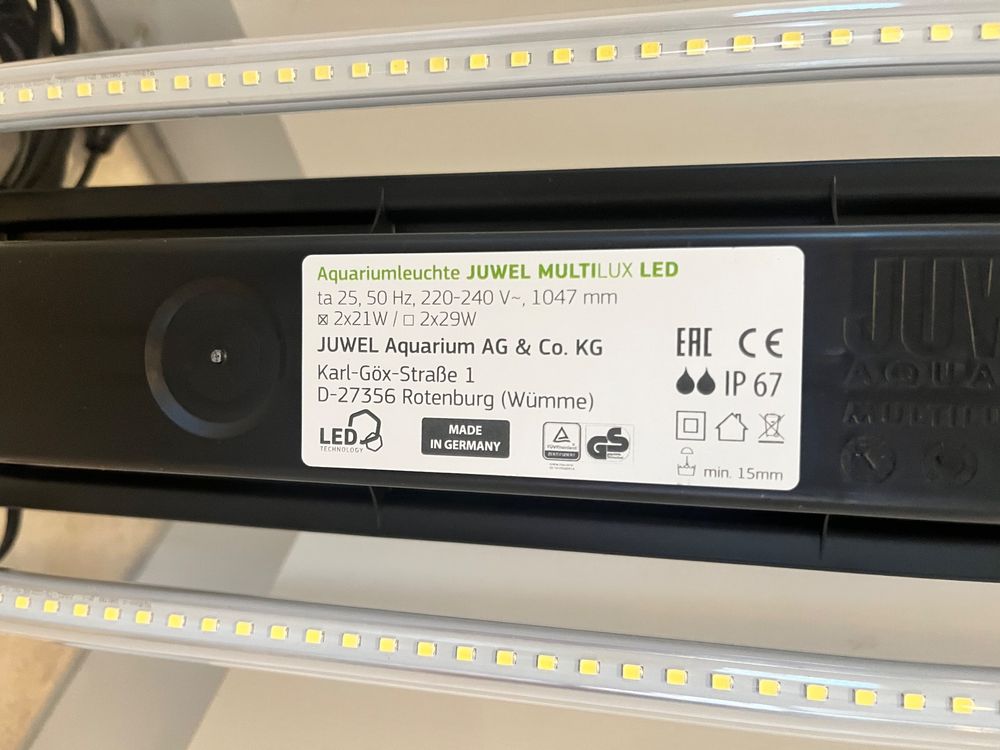 Juwel Multilux LED 120cm (Neu (gemäss Beschreibung)) in Bronschhofen ...