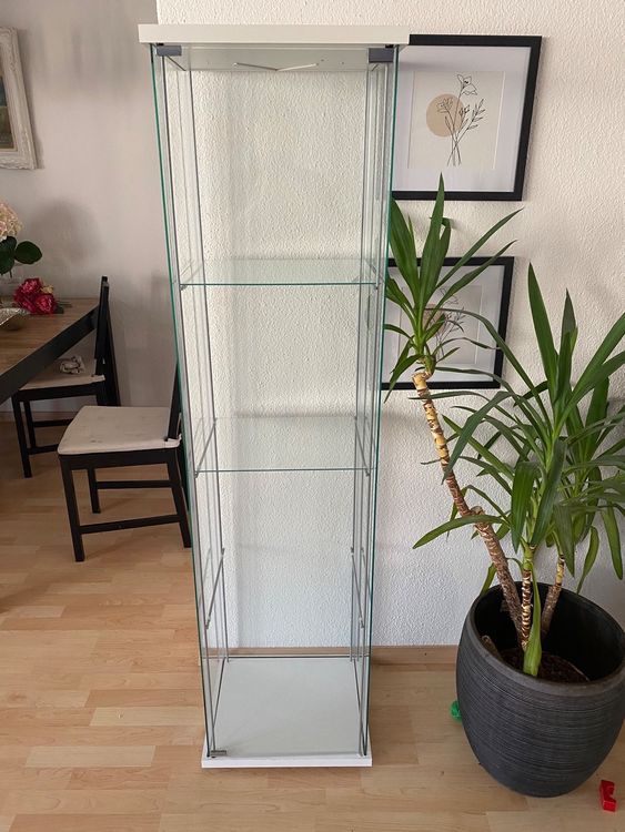 DETOLF Vitrine, weiß, 43x163 cm Ikea (Gebraucht) in für CHF 1 – nur ...