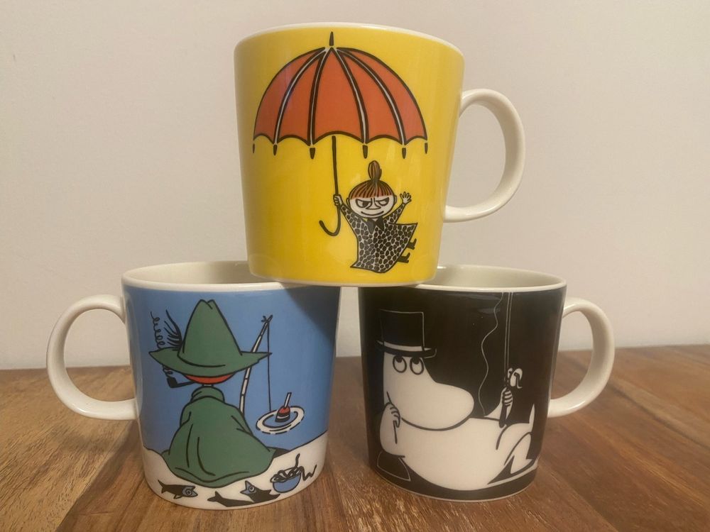 Arabia Finland Muumin Tassen, 3 Stück neu | Kaufen auf Ricardo