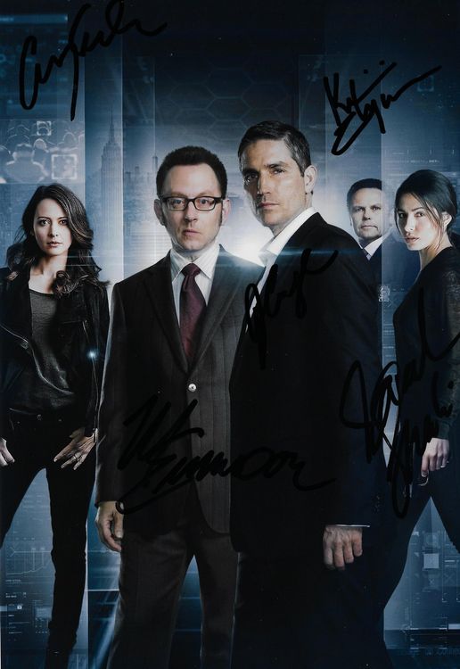 Original Autogramme Person of Interest (cast) Foto A4 (Gebraucht) in ...