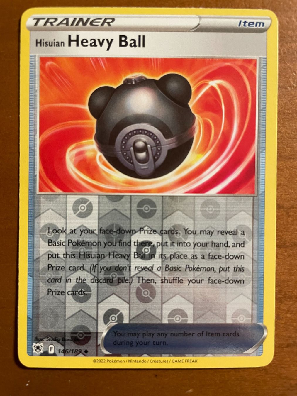 Pokemon Hisuian Heavy Ball Reverse (Versand gratis) (Neu (gemäss ...