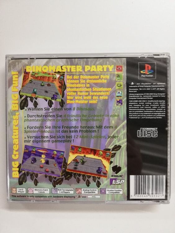 Dinomaster Party / Sony Playstation PS1 (Gebraucht) in St. Gallen für CHF 12.9 – mit Lieferung ...