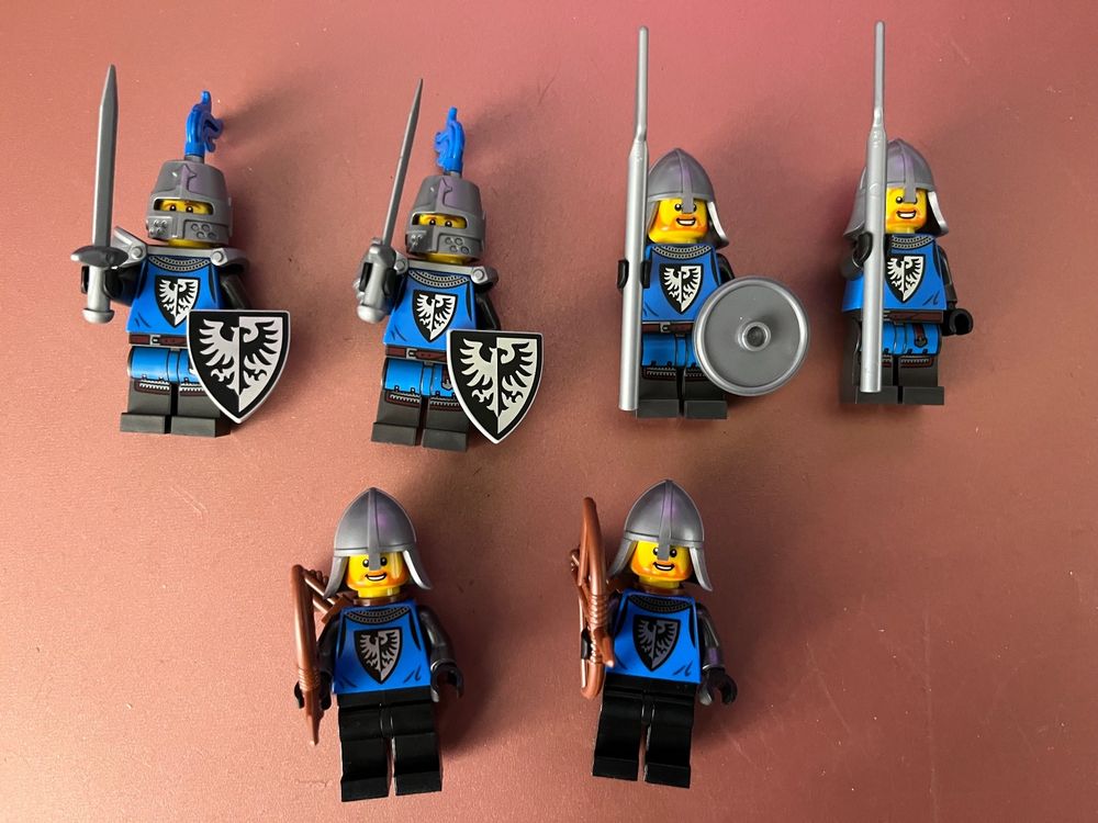 6 Lego Castle Black Falcon Ritter (Neu (gemäss Beschreibung)) in ...