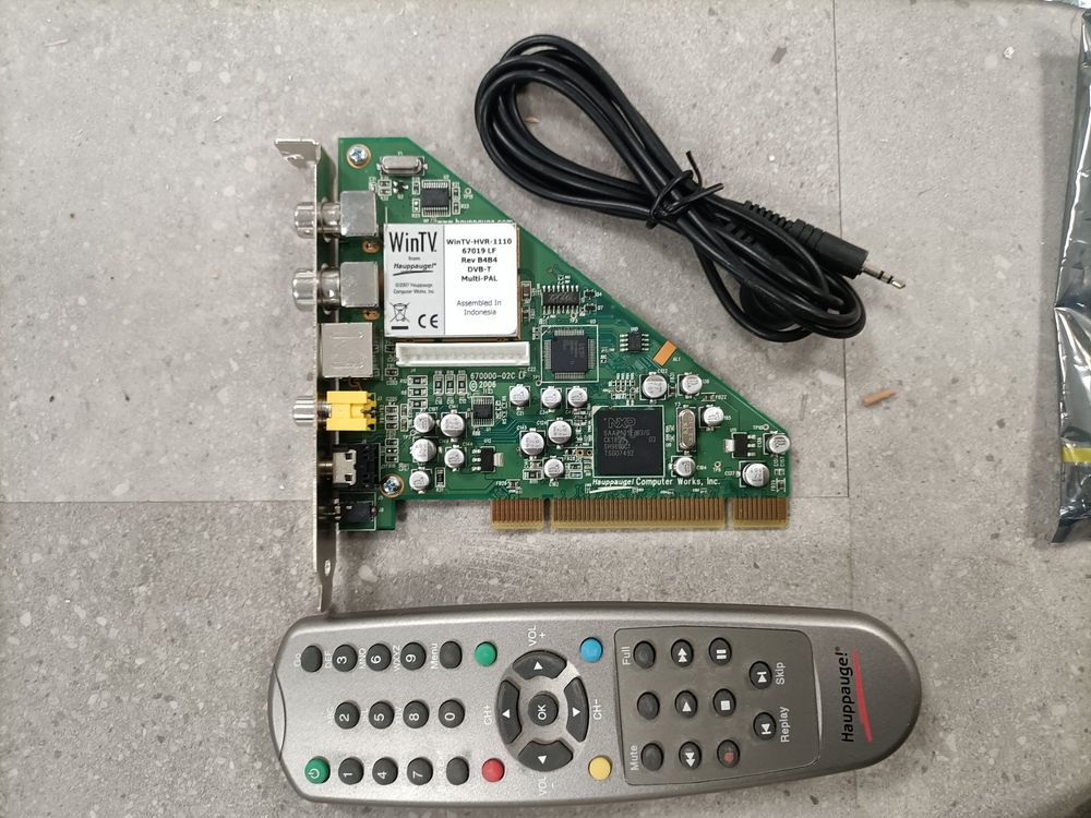 Hauppauge WinTV DVB-T Karte mit Fernbedienung (Gebraucht) in ...