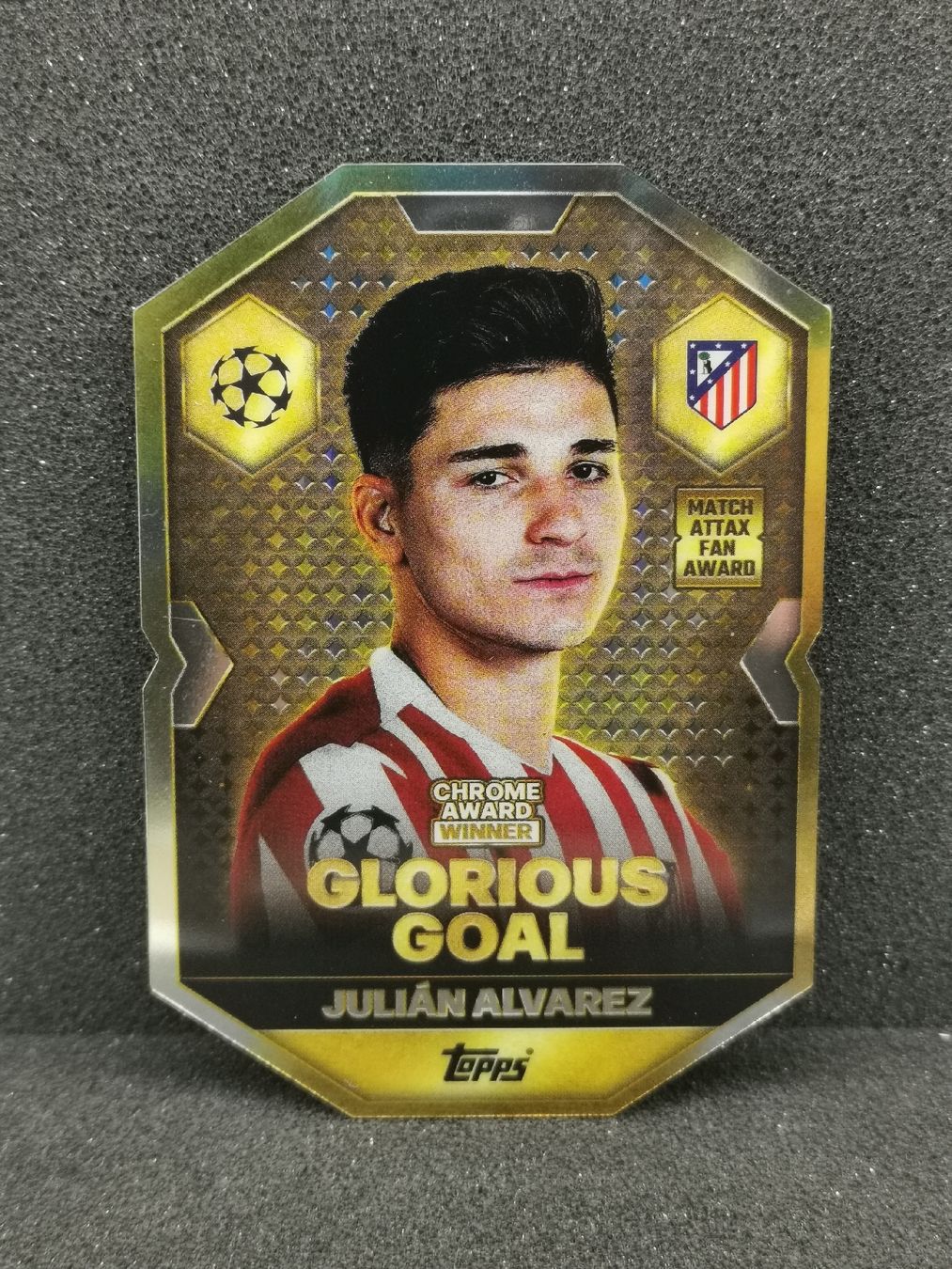 Match attax 2025/26 Julián Alvarez Chrome Award Winner (Gebraucht) in ...