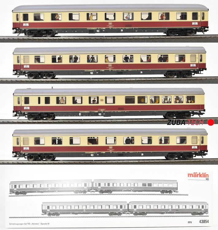 Märklin 43854 Schnellzugwagen-Set TEE H0 | Kaufen auf Ricardo