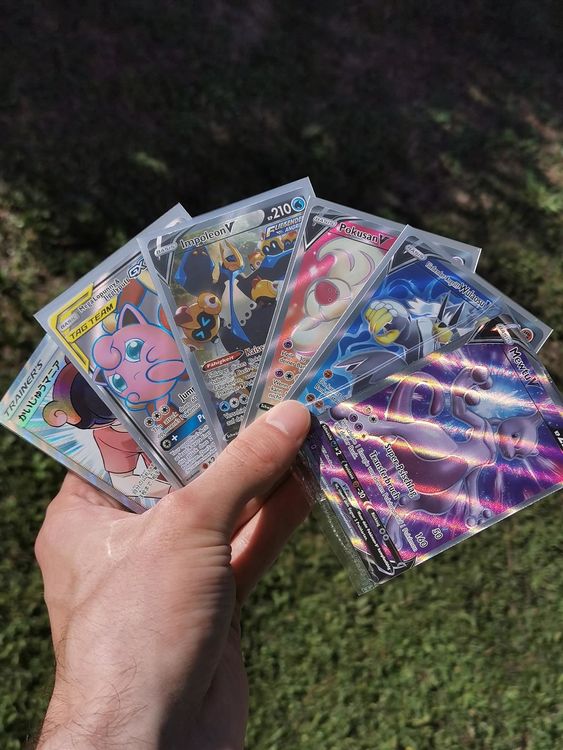 AKTION 1.- 7x Full Art Secret Rare Shiny Pokemon Karten | Kaufen auf ...