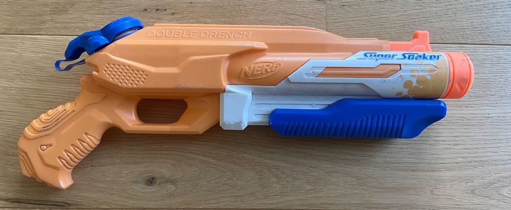 Nerf Super Soaker - Double Drench - Wasserpistole (Gebraucht) in ...