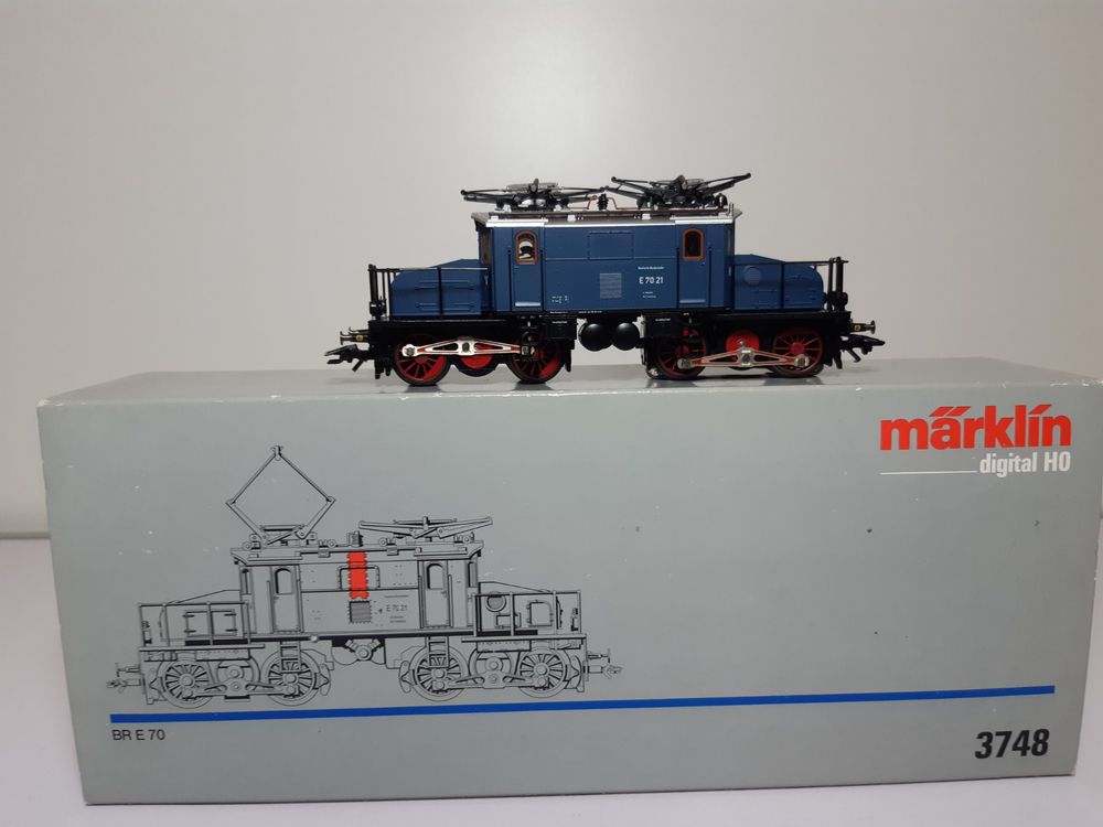 Märklin 3748 Elektrolokomotive E 70.21 DB Digital | Kaufen auf Ricardo