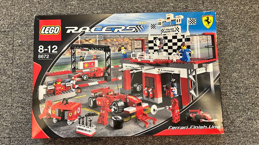 Lego 8672 Ferrari Finish Line in OVP (Neu und originalverpackt) in ...
