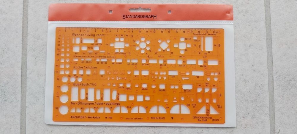 Zeichnungs-Schablone 1:100 (Neu und originalverpackt) in Schwarzenbach ...