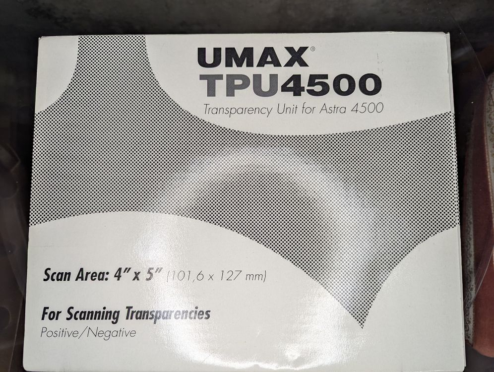 UMAX Astra 4500 Transparency Unit TPU4500 Scanner | Kaufen auf Ricardo