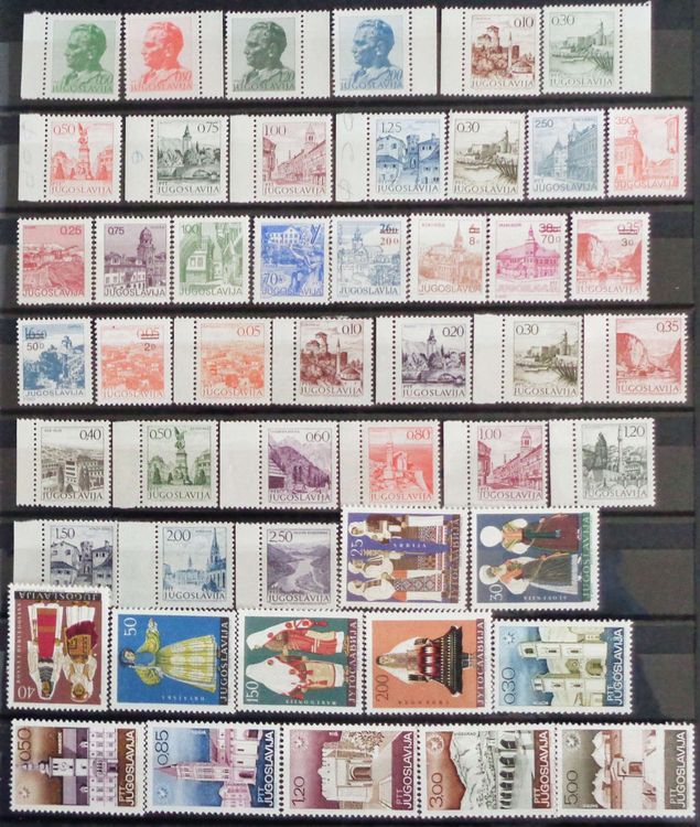 JUGOSLAWIEN - JUGOSLAVIJA: Postfrische ** aus 1964–1985 | Kaufen auf Ricardo