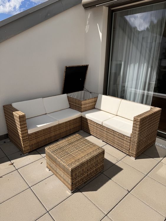Rattanlounge / Balkon oder Terassenmöbel (Gebraucht) in Lufingen für ...