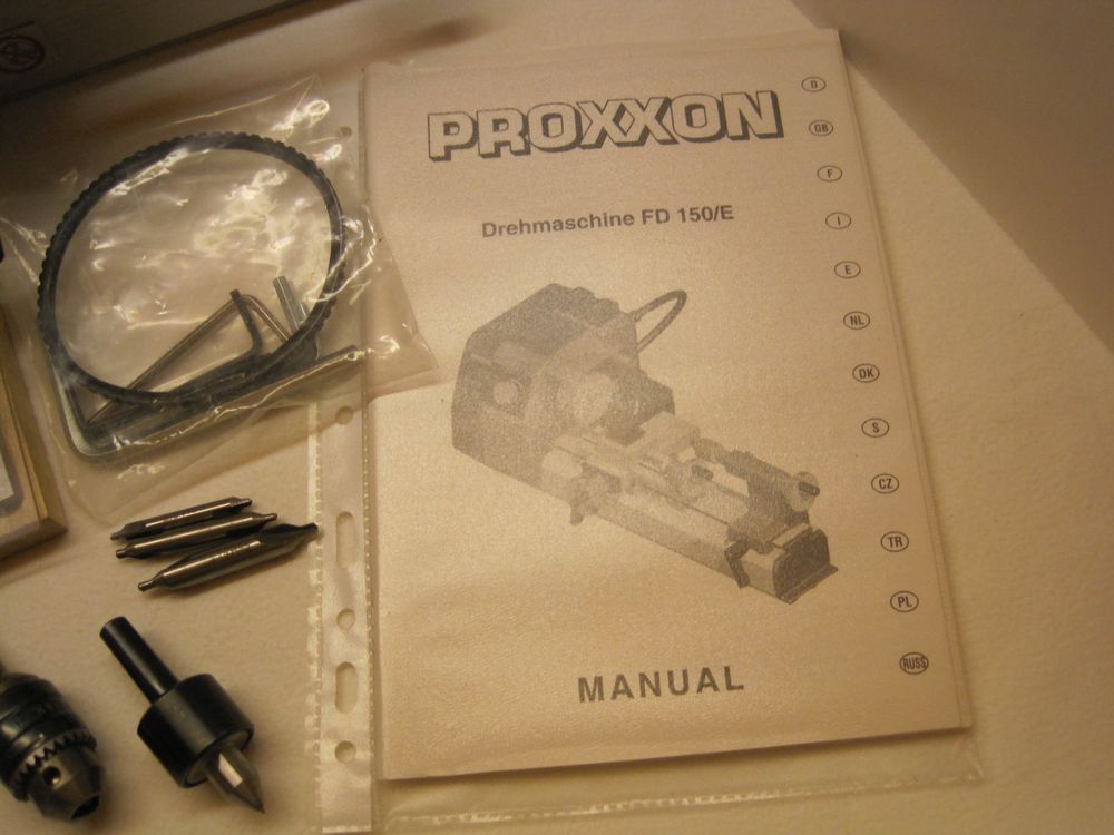 Proxxon Drehbank FD 150/E mit Zubehör | Kaufen auf Ricardo
