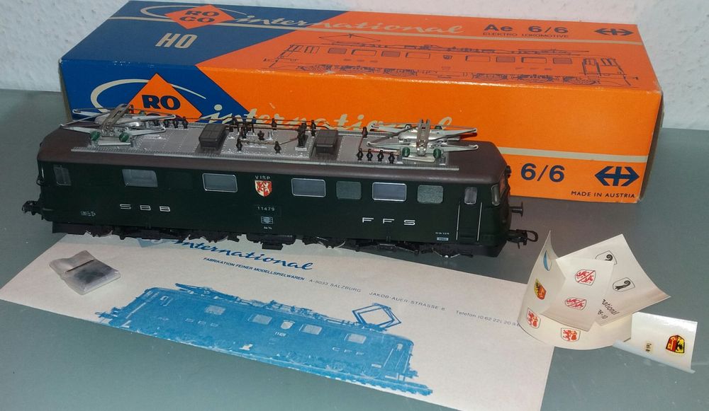 Roco 4195 - - E-Lok Ae 6/6 - Spur HO - DC - analog | Kaufen auf Ricardo