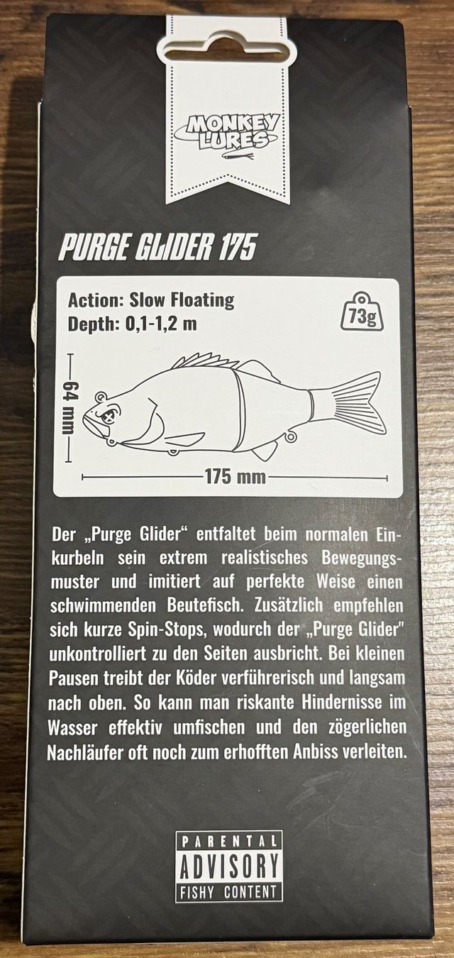 Monkey Lures Purge Glider 175 (Neu und originalverpackt) in Widnau für ...