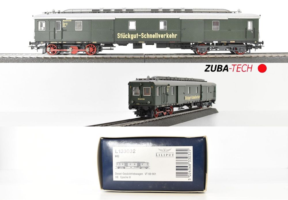 Liliput 133032 Dieseltriebwagen VT 69 DB H0 GS Analog OVP (Gebraucht ...