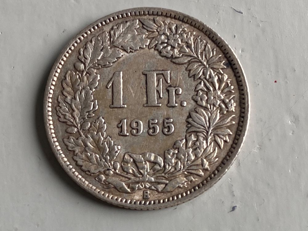 Top Erhaltung 1 Franken 1955 ab 1.- | Kaufen auf Ricardo