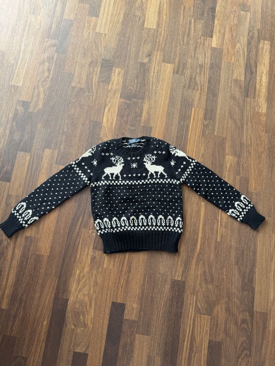 Winter Pulli Polo Ralph Lauren Gr. M mit Hirsch Motiv! (Gebraucht) in ...