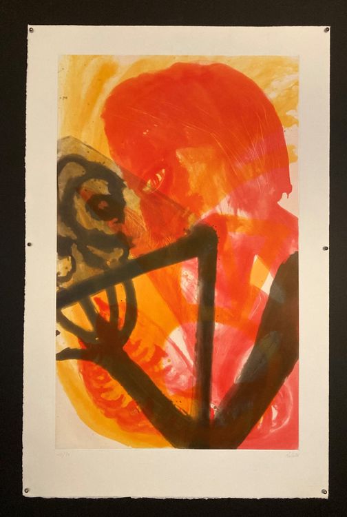 Martin Disler (1949-1996) grosse Lithographie, handsigniert (Gebraucht) in Bern für CHF 255 ...