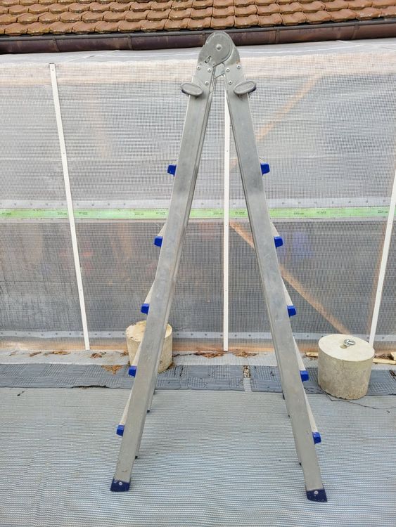 Teleskopleiter/Bockleiter/Anstehleiter von HB SYSTEME (Gebraucht) in ...