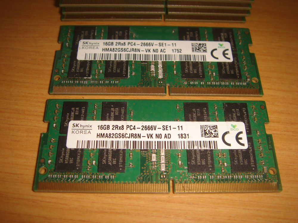 2 Stück 16gb ddr4 2666 RAM für Laptop (Gebraucht) in St. Gallen für CHF ...