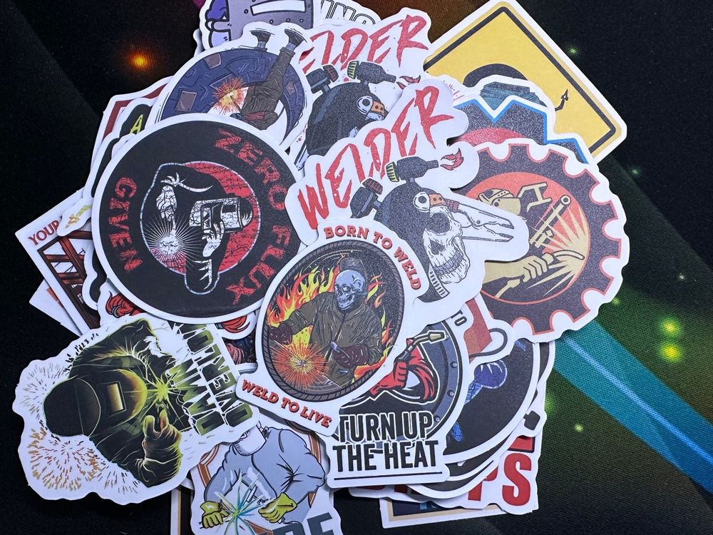 Welding Stickers I 50 Stk. I Wasserdicht (Neu und originalverpackt) in ...