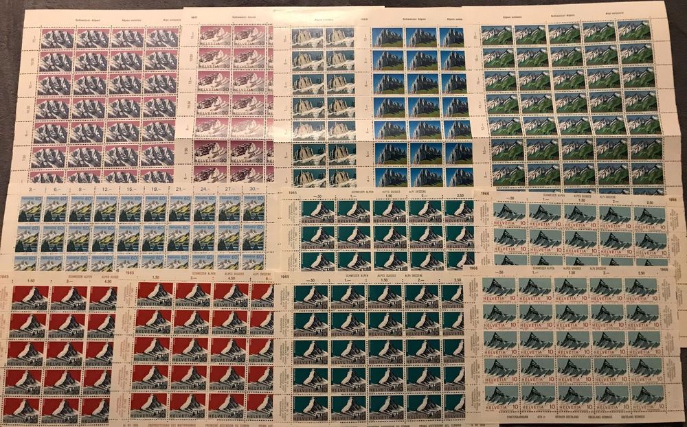 Schweizer Berge, Top Frankatur (Neu (gemäss Beschreibung)) in Grafenort für CHF 125 – mit ...