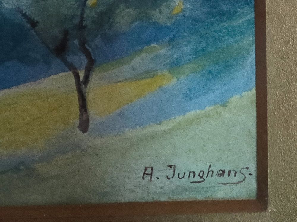 Aquarell A. Junghans Wildbad Schwarzwald | Kaufen auf Ricardo