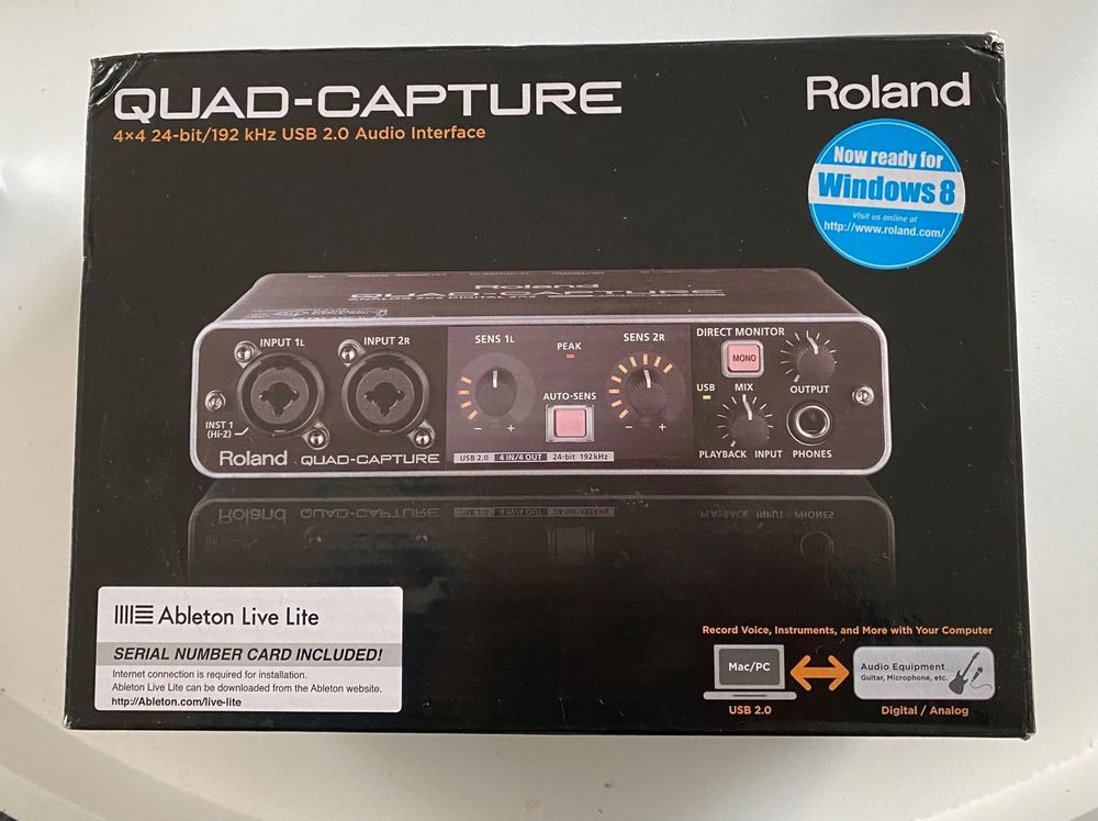 QUAD CAPTURE AUDIO INTERFACE (Gebraucht) in HOCHDORF für CHF 37 – mit ...