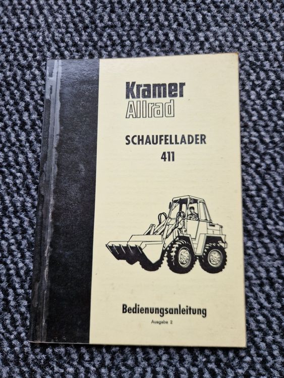 Original Anleitung Kramer Allrad Schaufellader 411 (Gebraucht) in Dürnten für CHF 50 – mit ...