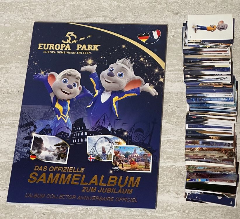 Europapark Sammelalbum mit 154 Sticker (Neu (gemäss Beschreibung)) in ...