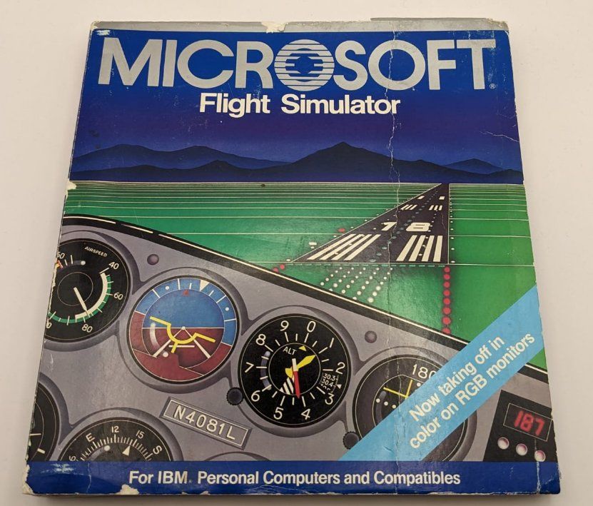 Microsoft Flight Simulator II 1984 US Version 5.25" Floppy (Gebraucht ...
