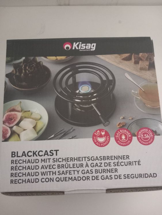 Kisag Rechaud mit Sicherheitsgasbrenner BLACKCAST (Gebraucht) in Thun für CHF 38 – mit Lieferung ...