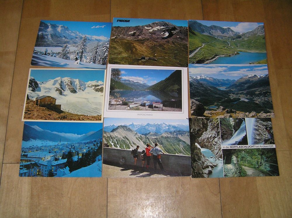 70 Karten Landschaften Graubünden (Gebraucht) in Lumbrein für CHF 4 – mit Lieferung auf Ricardo ...