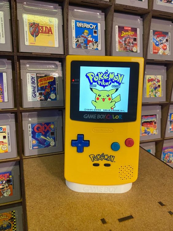 Gameboy Color IPS LCD V4 Pokemon Gelbe Edition | Kaufen auf Ricardo