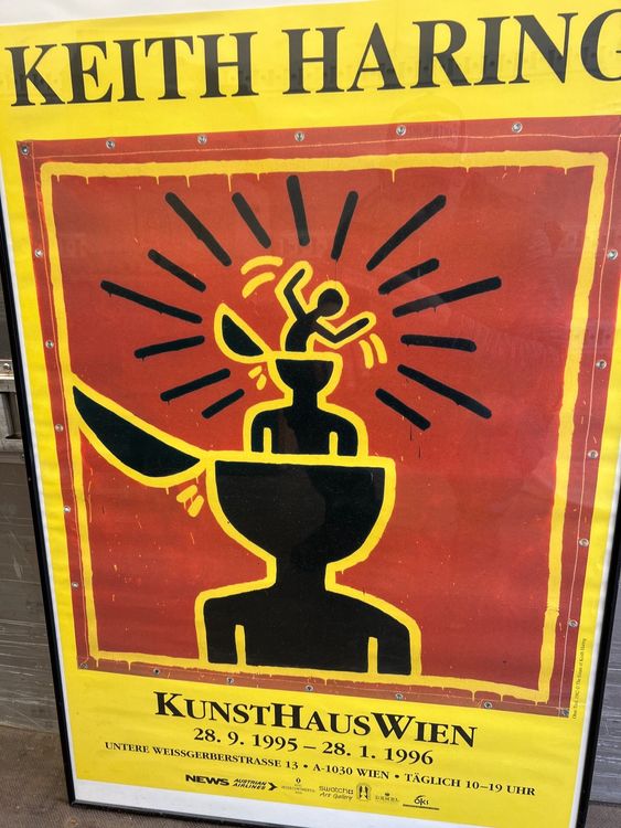 Keith Haring Plakat Kunsthaus Wien 1995 (Gebraucht) in Egg b. Zürich ...